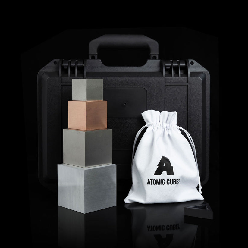 1kg Cube Collection (Tungsten, Titanium, Copper Aluminium) – Atomic Cubes